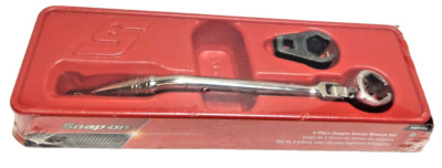 Snap-on SWR102 2-pc Oxygen Sensor Wrench Set 3/8" Drive 7/8" Hex ...