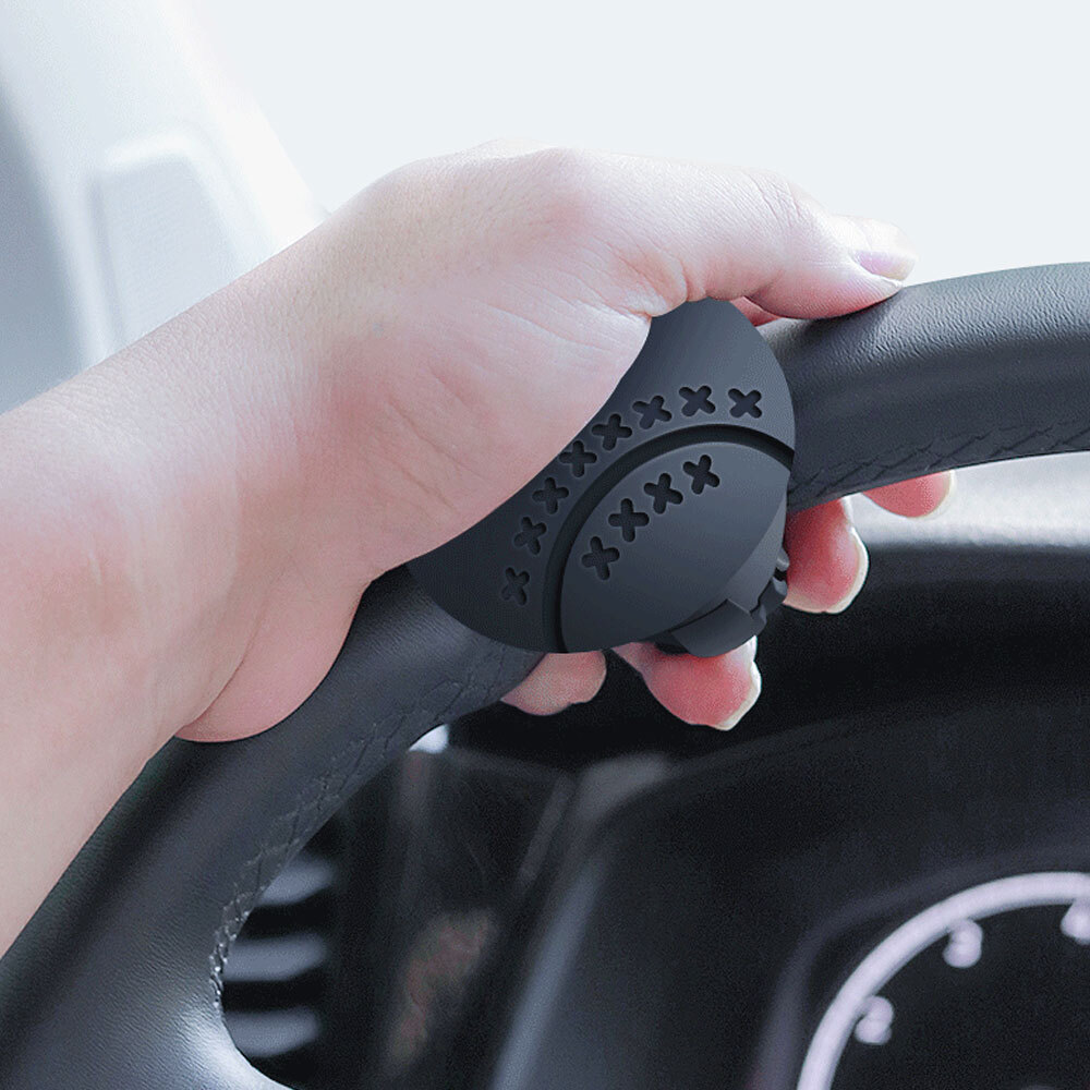 Black Universal 360° Rotation Car Steering Wheel Booster Ball Auto ...