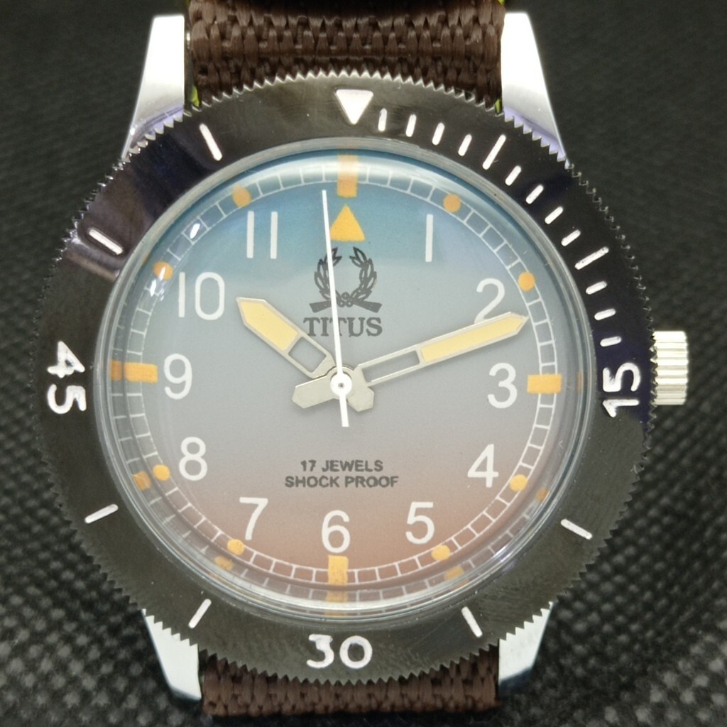 MECHANICAL TITUS WINDING SWISS MENS WRIST WATCH 571c-a303398-3 | eBay