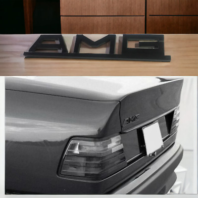 For Mercedes AMG Pre Merger Black Classic R107 W124 W126 W201 Emblem ...