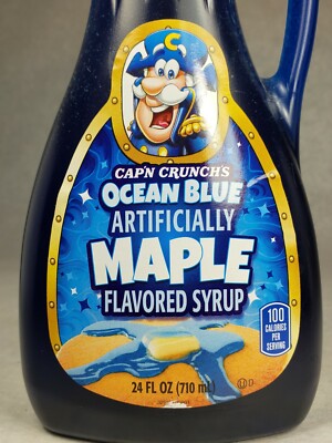 Captain Crunch Ocean Blue Maple Flavored Syrup - 24 OZ Bottle ...