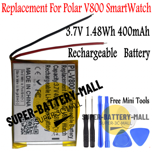 400mAh Replacement Battery For Polar V800 SmartWatch Polar V800 Battery ...
