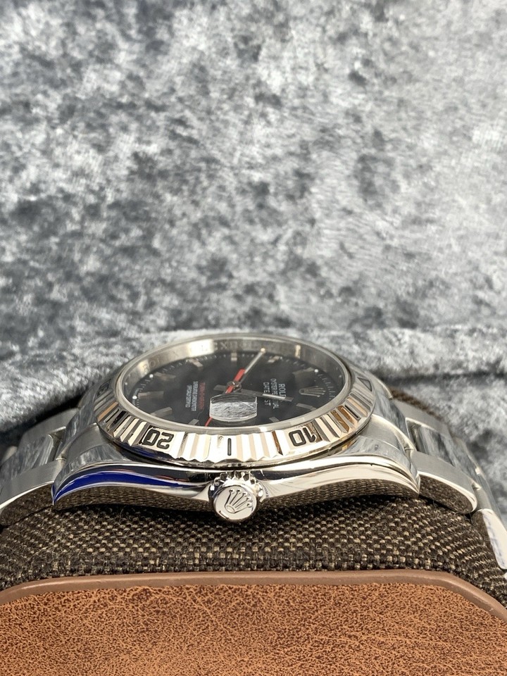 Rolex Datejust Turn-O-Graph 116264 36mm, 2009, Graphite Grey | eBay UK