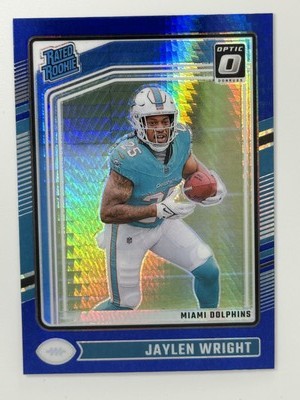 Jaylen Wright BLUE HYPER 2024 Donruss Optic Rated Rookie #249 | eBay