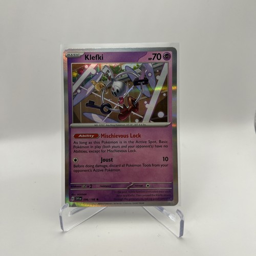 Klefki - 096/198 - Pokemon TCG Scarlet & Violet (2023) - NM - Holo Rare ...