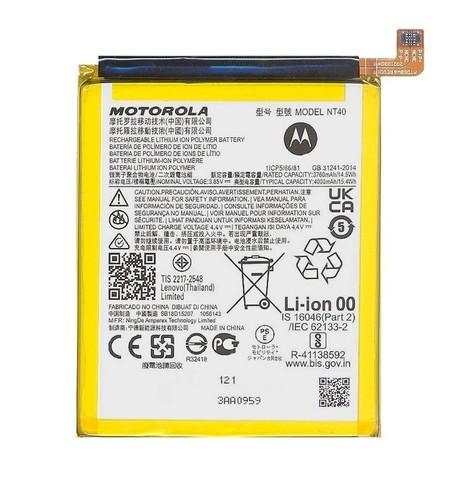 Motorola Battery NT40 For Motorola Moto G Pure XT2163 (2021) E20 XT2155 ...