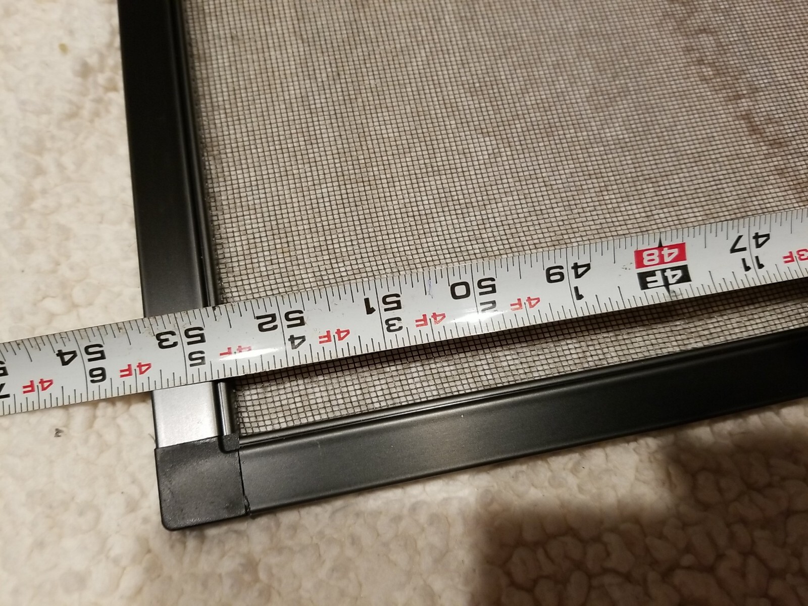 LOT OF 12 NEW - Anderson Window Casement Bug Screen Black Charcoal 58.5 ...