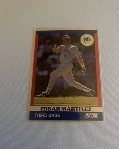 1991 Score Baseball Superstars - #17 - Edgar Martinez - Seattle ...