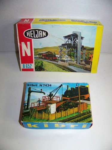 Vintage Kibri B-7434 Heljan B 652 N coal model kits NOS complete boxed ...