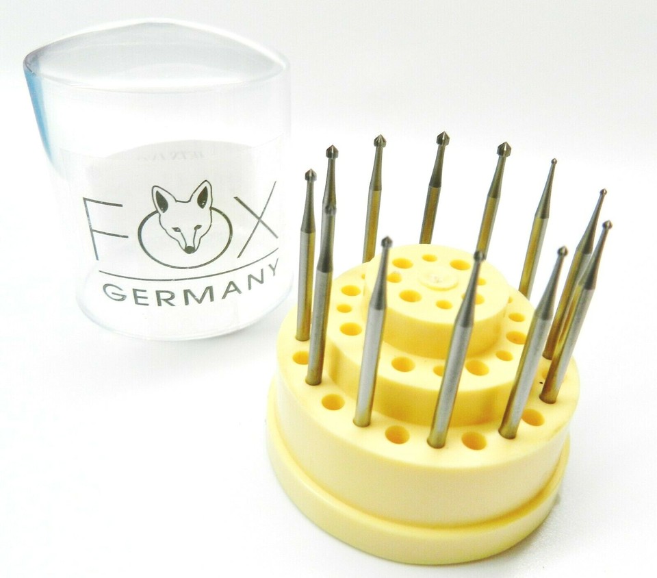 Setting Burs Jewelers Burs Diamond Stone Setting Bur Set 009-023 ...