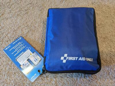 First Aid Essentials Kit - 299 Pieces - Includes Blue Pouch Case - FAO ...