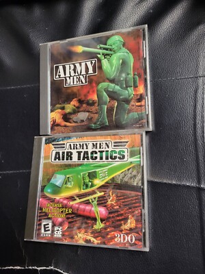 LOT OF 2 Army Men : AIR TACTICS+ARMY MEN PC / GAMES WITH FRONT AND BACK ...
