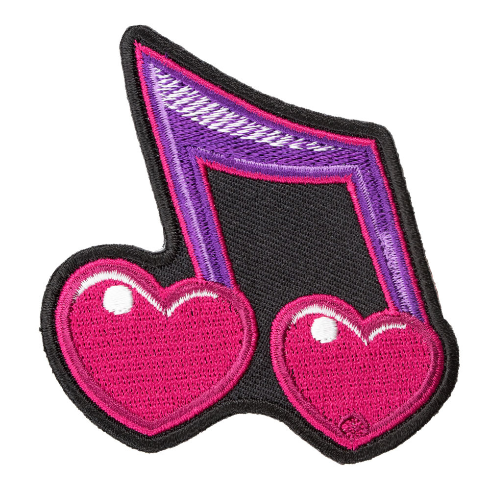 Twice the Love Music Note Patch, Music Theme Patches | eBay