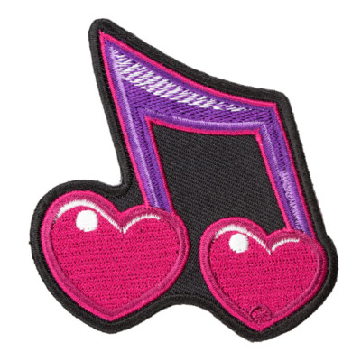 Twice the Love Music Note Patch, Music Theme Patches | eBay