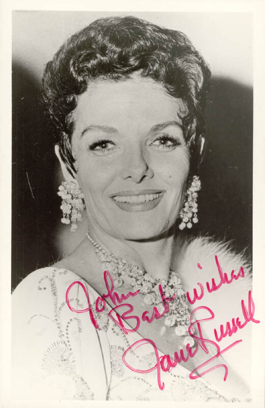 JANE RUSSELL - AUTOGRAPHED INSCRIBED PHOTOGRAPH | eBay