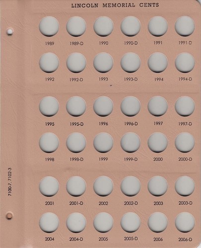 Dansco Coin Album 7100 US Lincoln Cents 1909-2009 New Long Term Storage ...