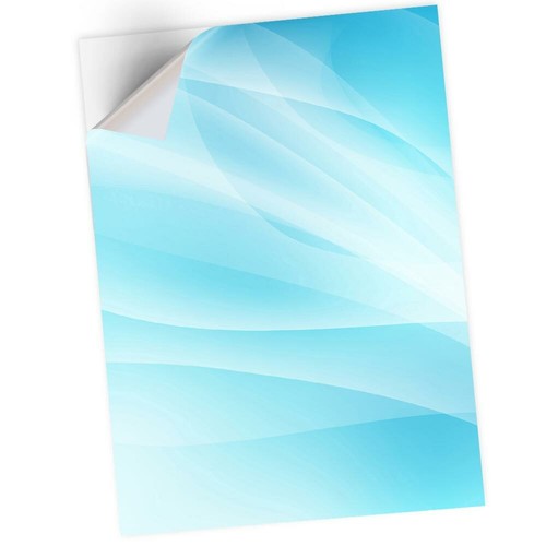 1 x Vinyl Sticker A1 - Pretty Abstract Blue Wind #2668 | eBay UK