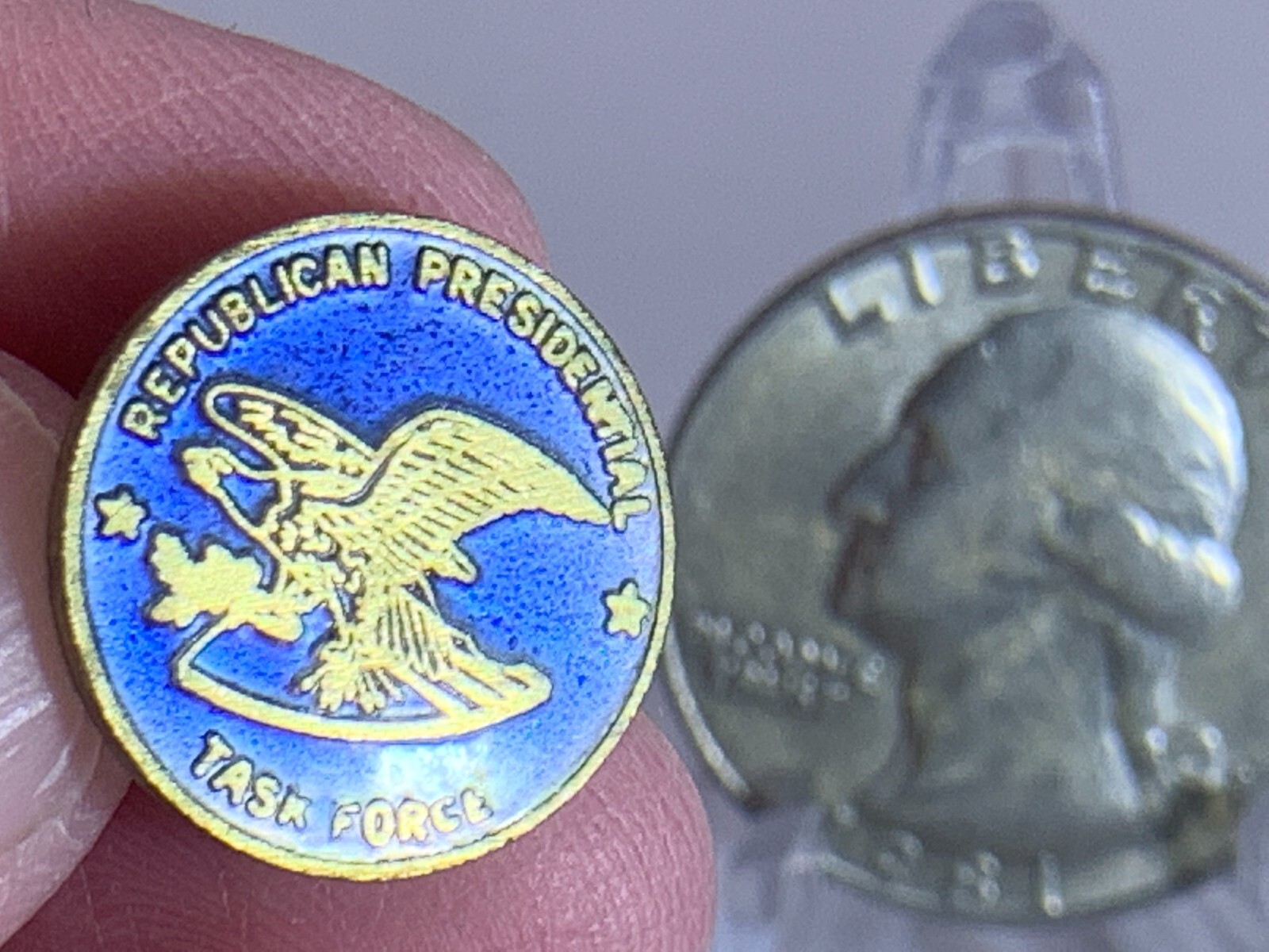 Republican Presidential Task Force Vintage Tack Pin T-1378 | eBay