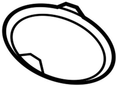 6400G234 Mitsubishi Garnish, fr fog lamp, rh 6400G234, New Genuine OEM ...