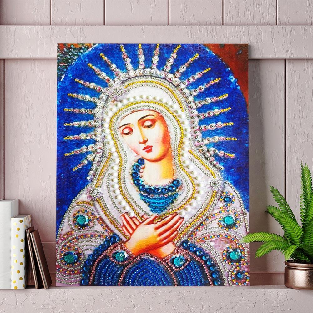 AU 5D DIY Special Shaped Diamond Painting Religion Cross Stitch ...
