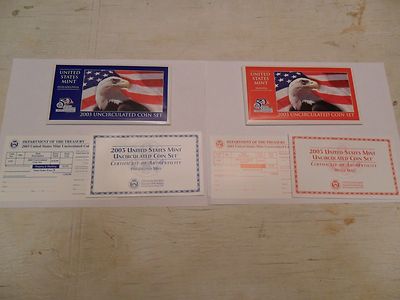 2003 P & D Mint Set Envelope / Envelopes ONLY *NO COINS* **FREE ...