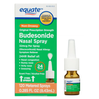 Equate Non-Drowsy Budesonide Nasal Spray 32mcg, 120 sprays | eBay