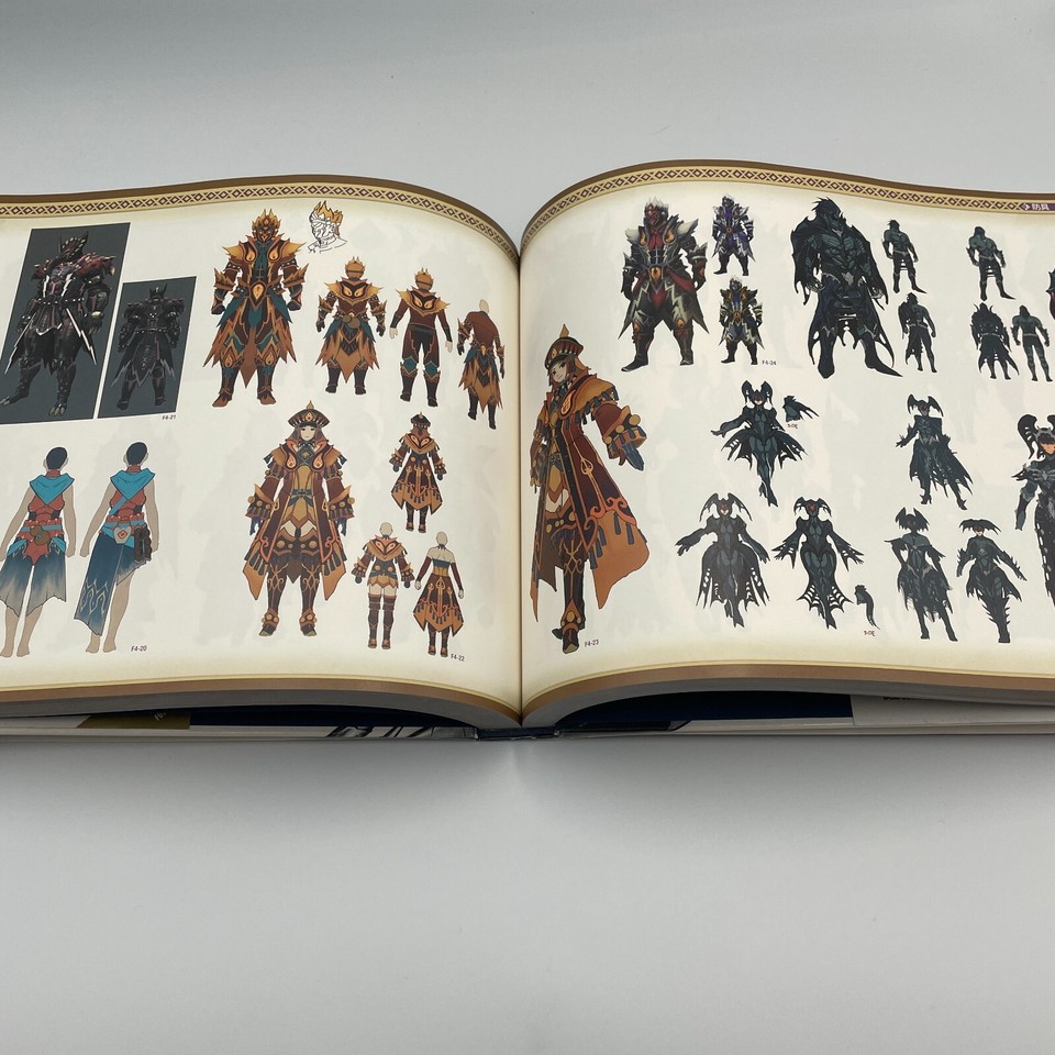 CAPCOM Monster Hunter Illustrations III 3 Art Book MH4 & 4G Hard cover ...