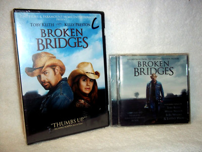 Broken Bridges (DVD/CD, 2017) Toby Keith Kelly Preston Tess Harper Burt ...