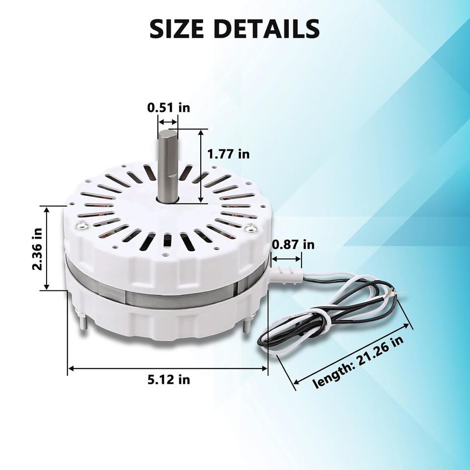 F0510B2944 F0510B2497 Power Vent Motor for Ventilation Attic Fan Motor ...