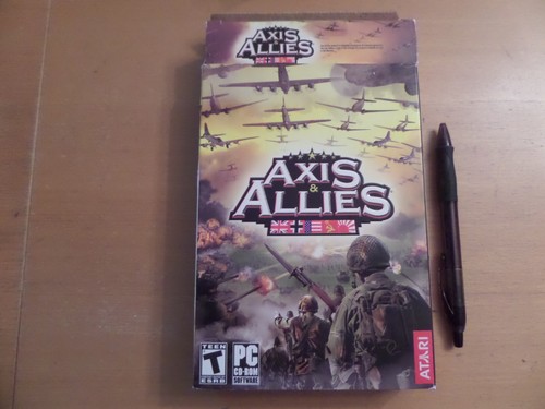 Axis & Allies PC Game Complete In Box 2004 Atari w/Manual, Install ...