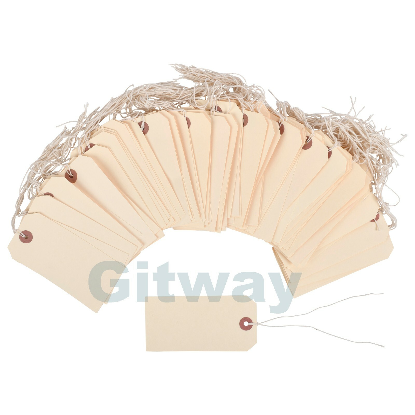 100 Manilla Tags 4 3/4" x 2 3/8" Size 5 Inventory Shipping Hang Tag ...