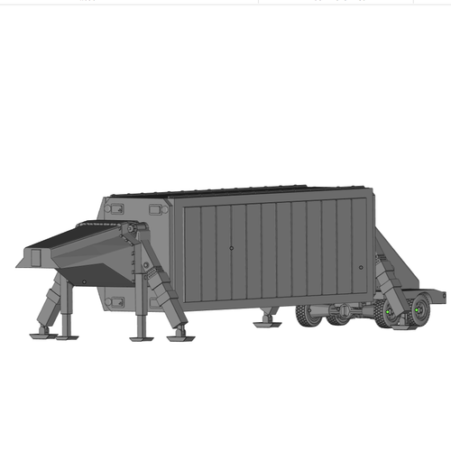 3D Printed 1/72/87/144 U.S. Army THAAD X-Band Radar Unpainted Model Kit ...