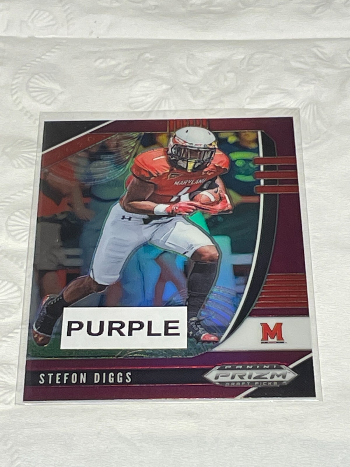 2020 Panini Prizm Draft Picks PURPLE PRIZM Stefon Diggs #91 Maryland ...