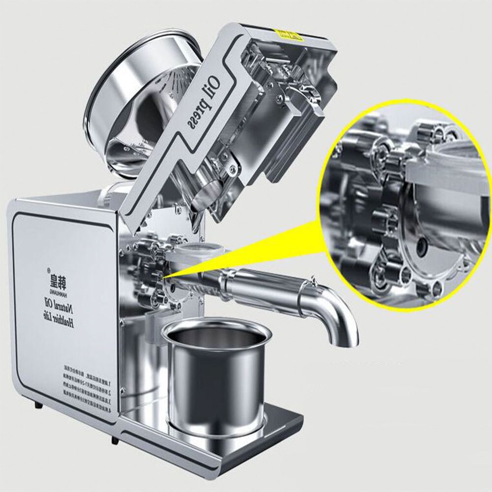 Automatic Intelligent Oil Frying Machine Linseed Press Oil Extraction ...