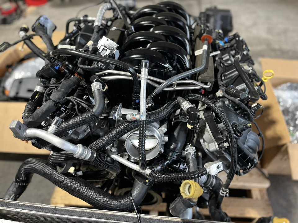2021 F150 5.0L ENGINE MOTOR 10R80 TRANSMISSION 4X4 COMPLETE 45k COYOTE ...