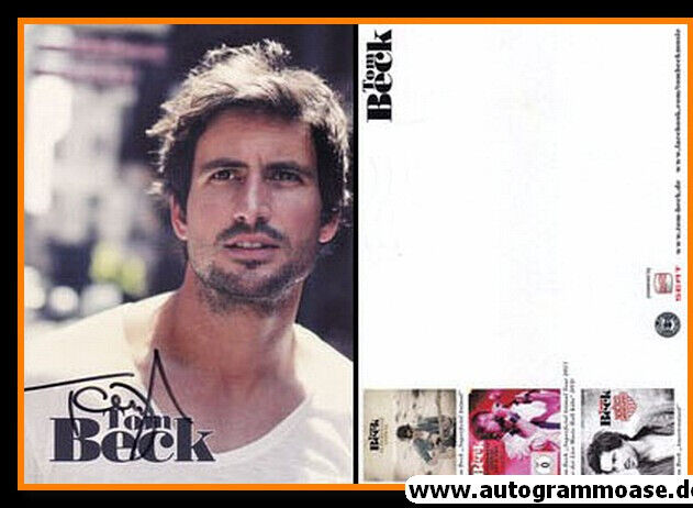 Autografo Attore | Tom BECK | 2012 (Ritratto Colore) Americanizzato | eBay