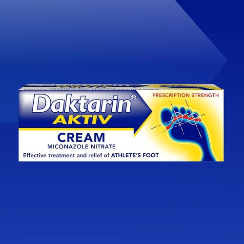 Daktarin Aktiv Cream - Athlete's Foot & Fungal Infection Cream - 15g ...