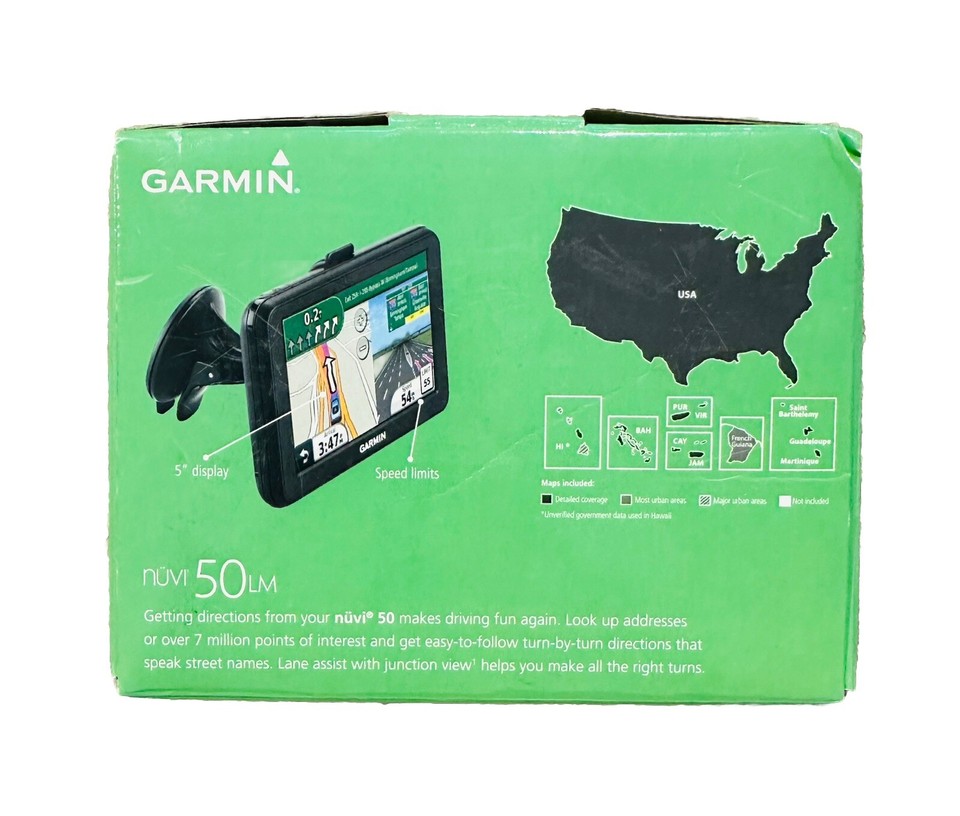 GARMIN NUVI 50LM 5" GPS Navigation System Free Lifetime Map Updates | eBay