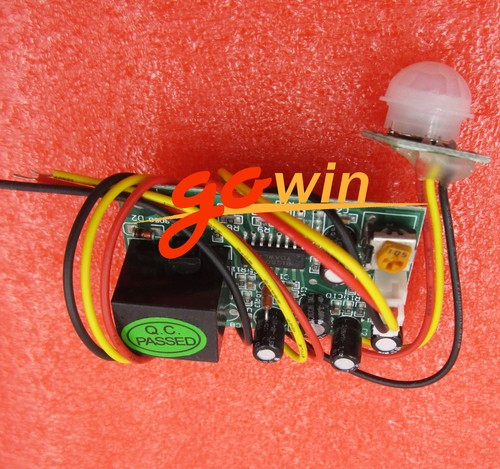 2PCS 12V PIR IR Pyroelectric Infrared Module Adjustable Relay Output ...