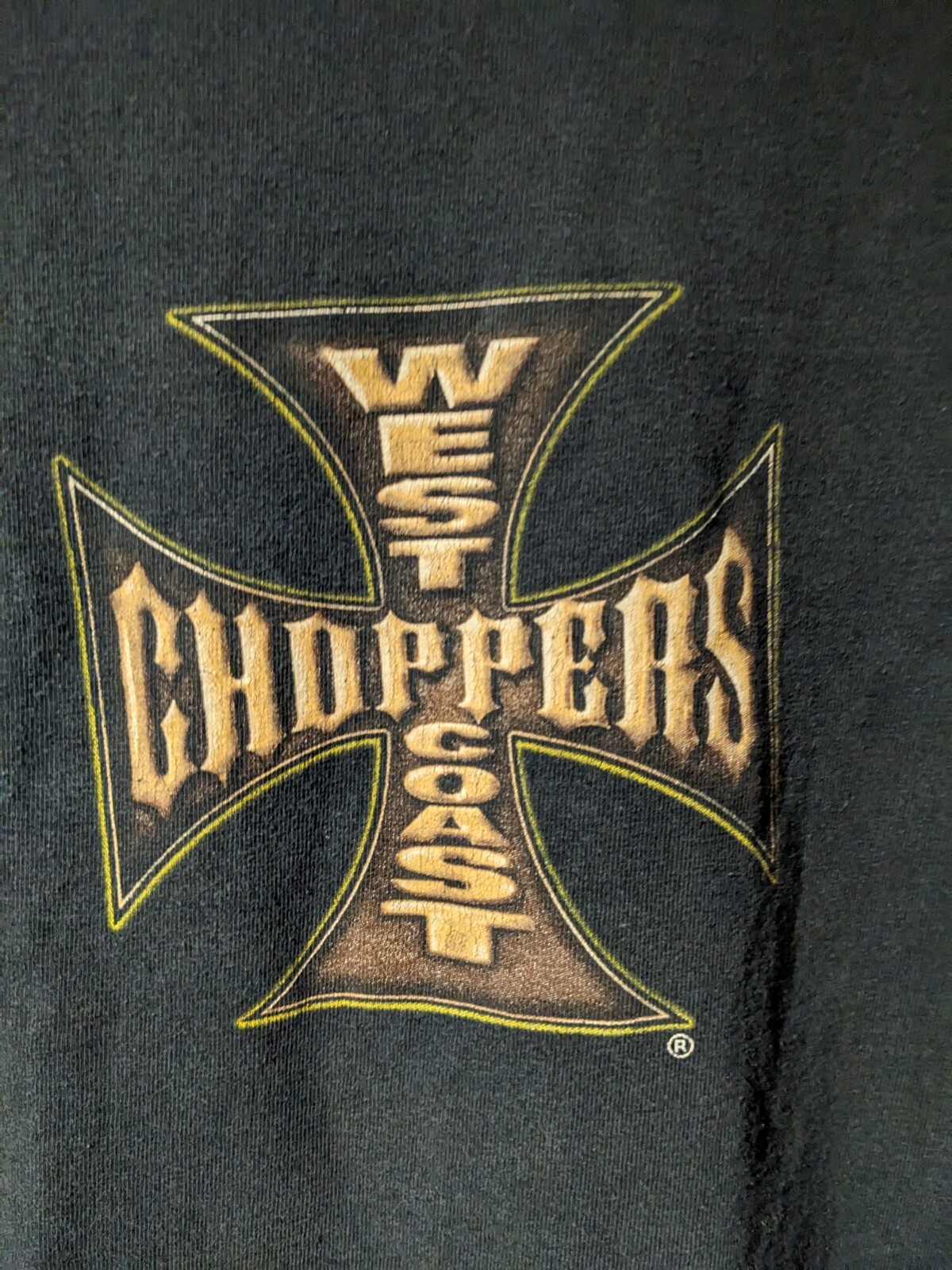 Vintage 90s West Coast Choppers Motorcycle Black Larg… - Gem