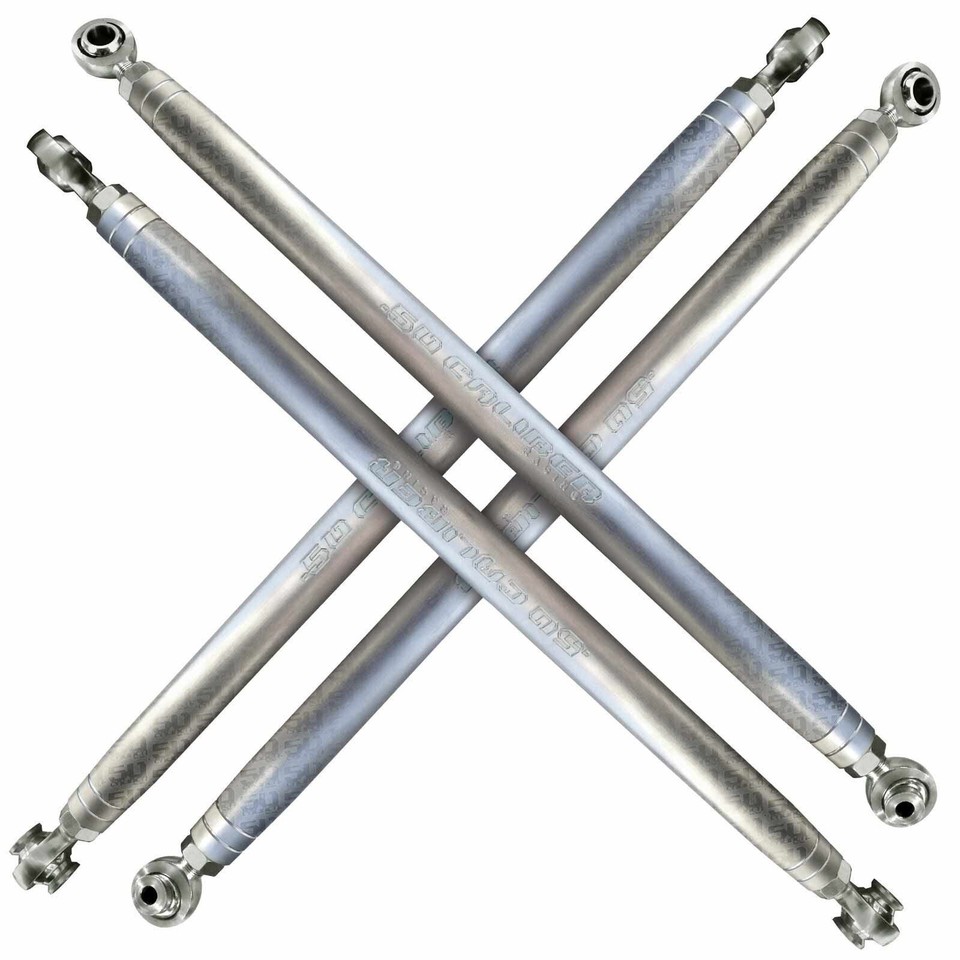 50 Caliber Racing CNC Raw Billet Radius Rods Fits RZR PRO R and Turbo R ...