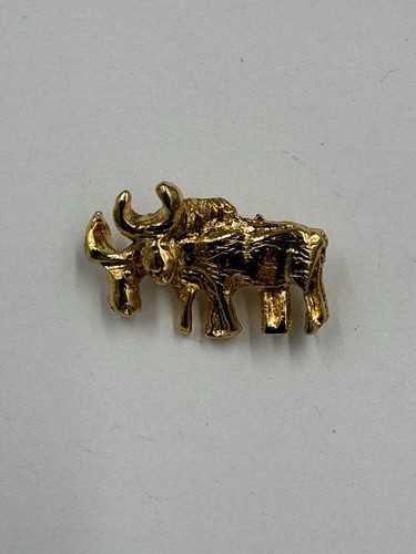 Gold Colored Moose Buck Reindeer Lapel Pin | eBay