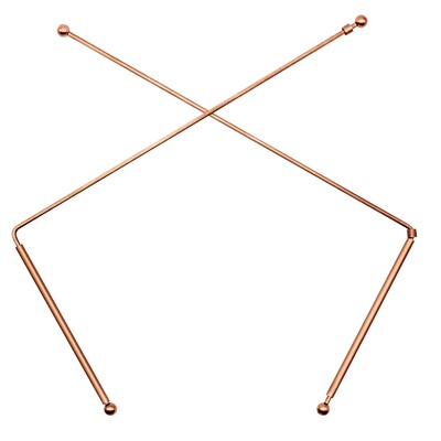 2X 99.9% Copper Dowsing Rod - Divining Rods with Box, Ghost Hunting ...