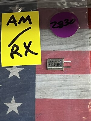 Rc CRYSTAL: Receiver AM / 75.510 PreOwned USA Shipped | eBay