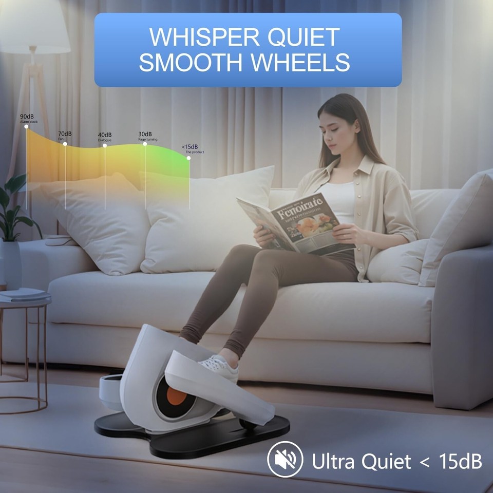 Ellipse Leg Exerciser as Seen on TV, Under Desk Elliptical Machine ...