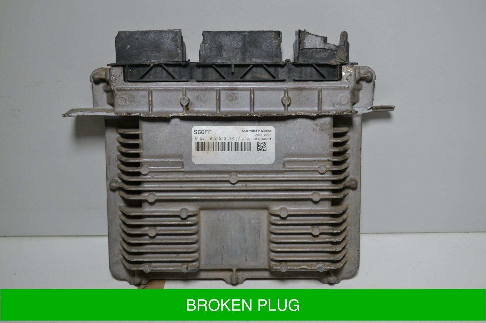 Factory Ford S66ff FOMOCO Dc3a-12a650-adj Dc3a 20121106 (broken Plug ...