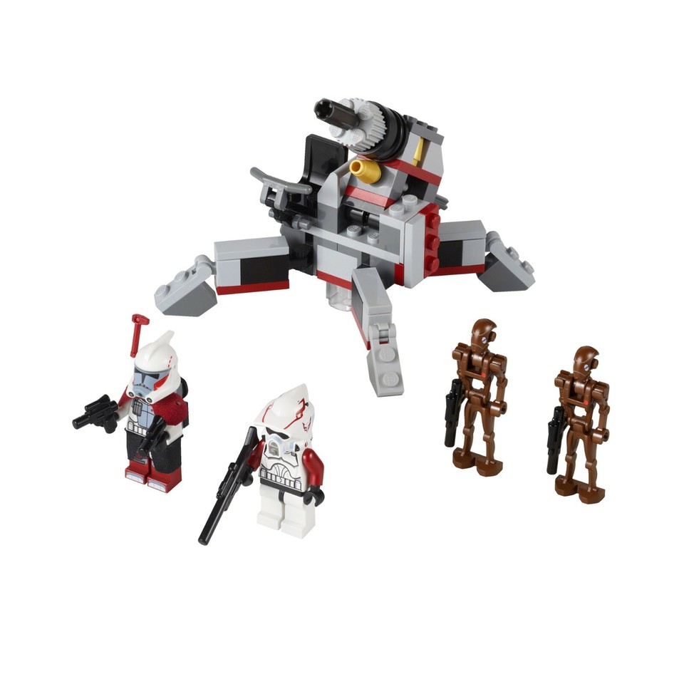 LEGO Star Wars 9488 Elite Clone Trooper Commando Droid Battle Pack ...