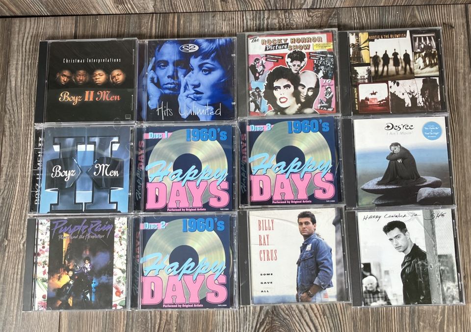 CD 50 Lot Mixed Genre Bulk ACTUAL CDs SHOWN no duplicate R&B, Pop ...