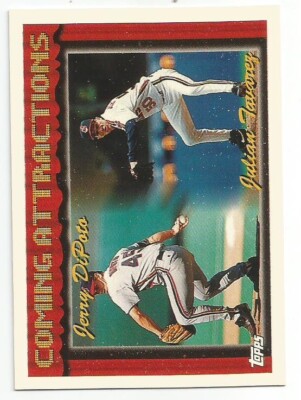 JULIAN TAVAREZ JERRY DIPOTO 1994 TOPPS CA ROOKIE CARD NM-MT CONDITION ...