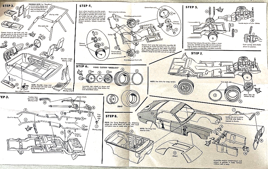 MPC 1/20 AMC AMX SUPER SIZE CUSTOMIZING COMPLETE VINTAGE ANNUAL KIT | eBay